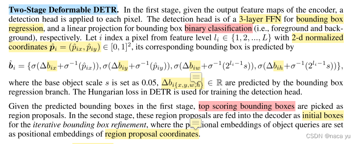 Deformable-DETR(two-stage version)中Encoder Proposal_deformable detr two ...