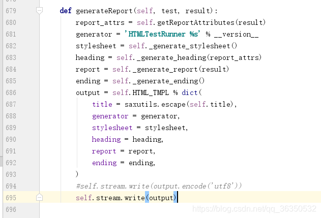 Python3中使用HTMLTestRunner 需要修改的地方_htmltestrunner.py python3语法修订后的-CSDN博客