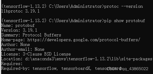 问题解决 AttributeError: module ‘google.protobuf.internal.containers‘ has ...