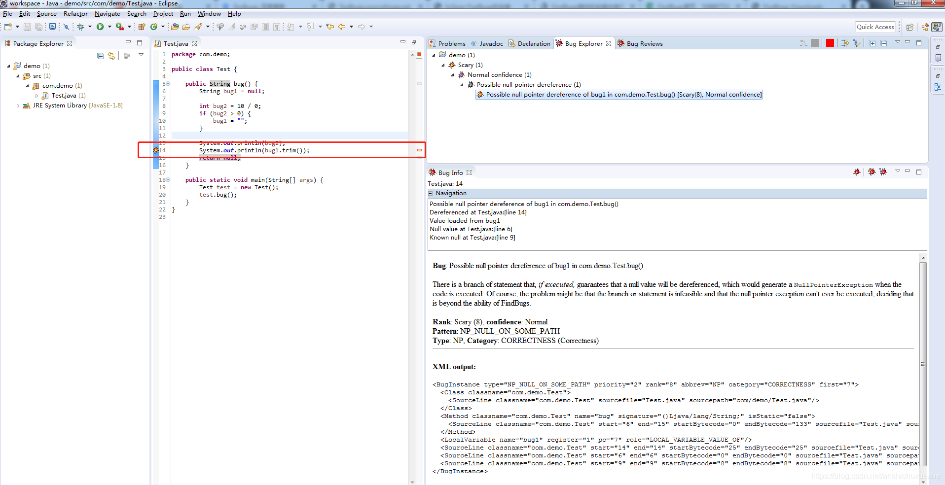Eclipse 安装集成 FindBugs BUG分析插件_esplices安装findsbug-CSDN博客