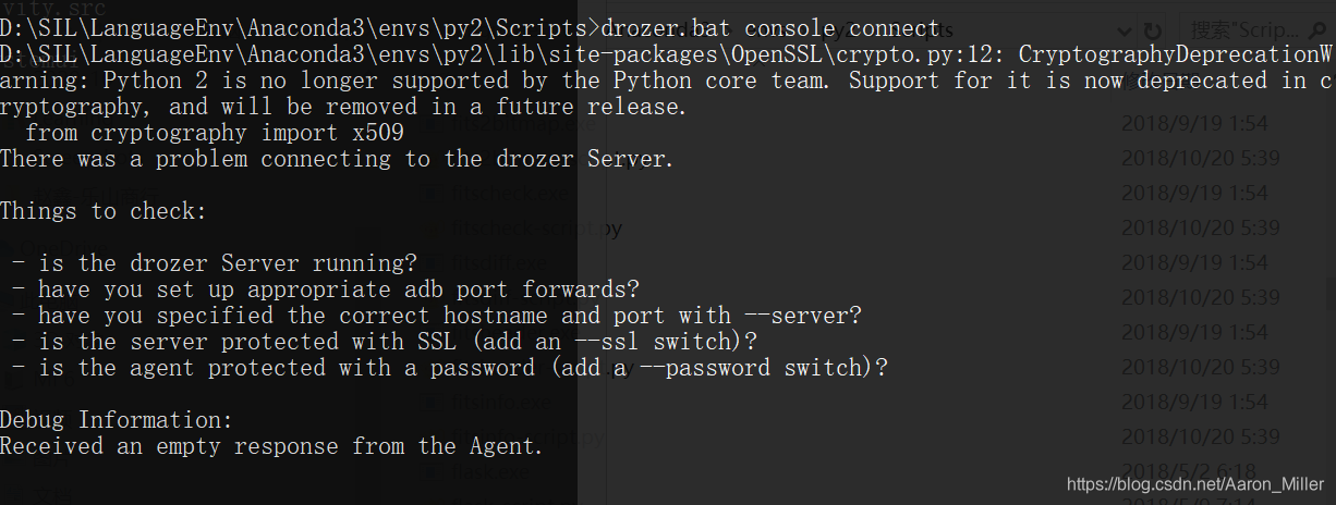 Drozer安装配置和报错解决指南_drozer安装时python报错-CSDN博客
