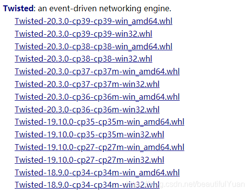 Python win10安装爬虫库Scrapy时出现Running setup.py install for Twisted ...