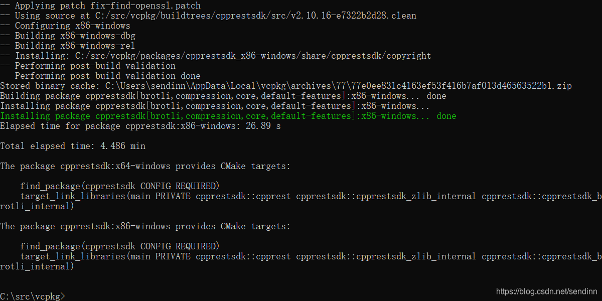 restSDK的下载和编译(vcpkg)_cpprest 下载-CSDN博客