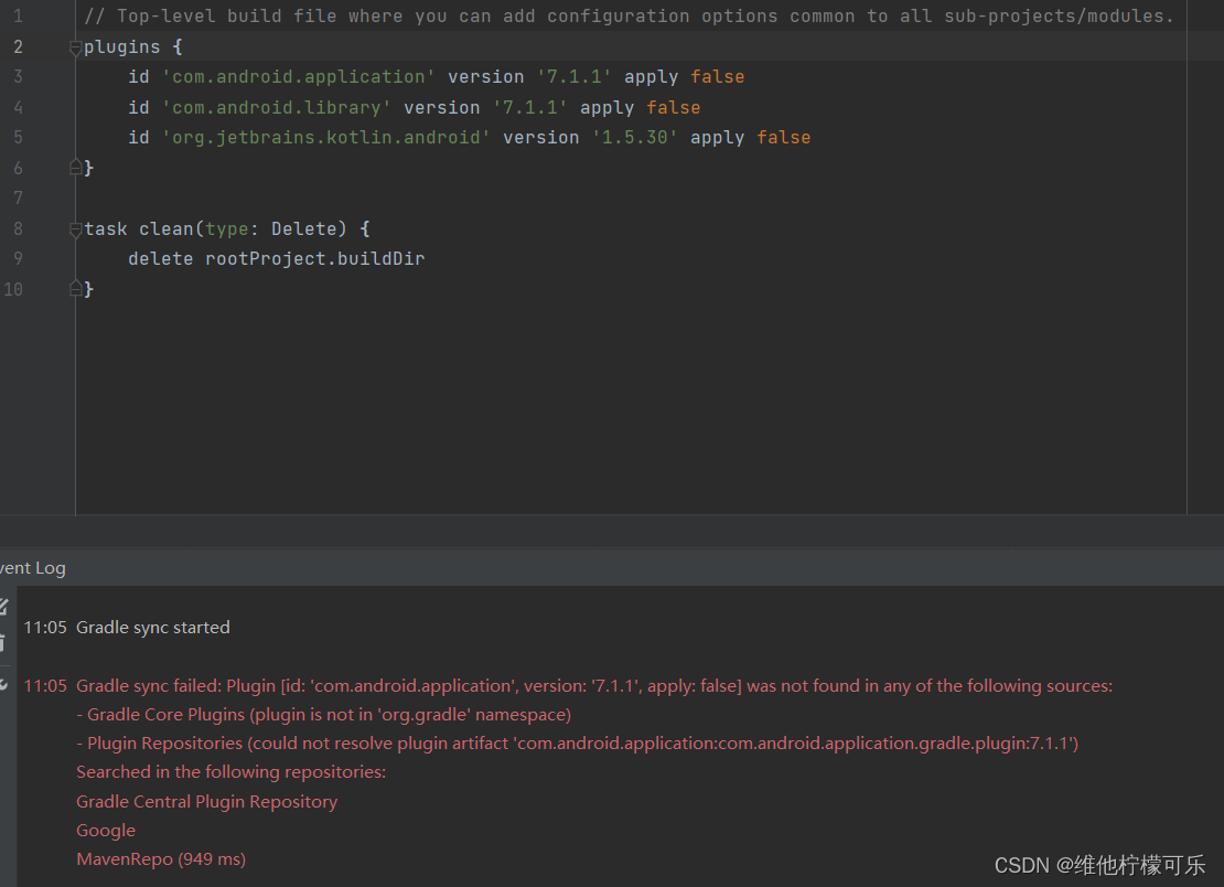 Android studio的Gradle出问题_gradle sync failed: plugin [id: 'com.android.appli-CSDN博客