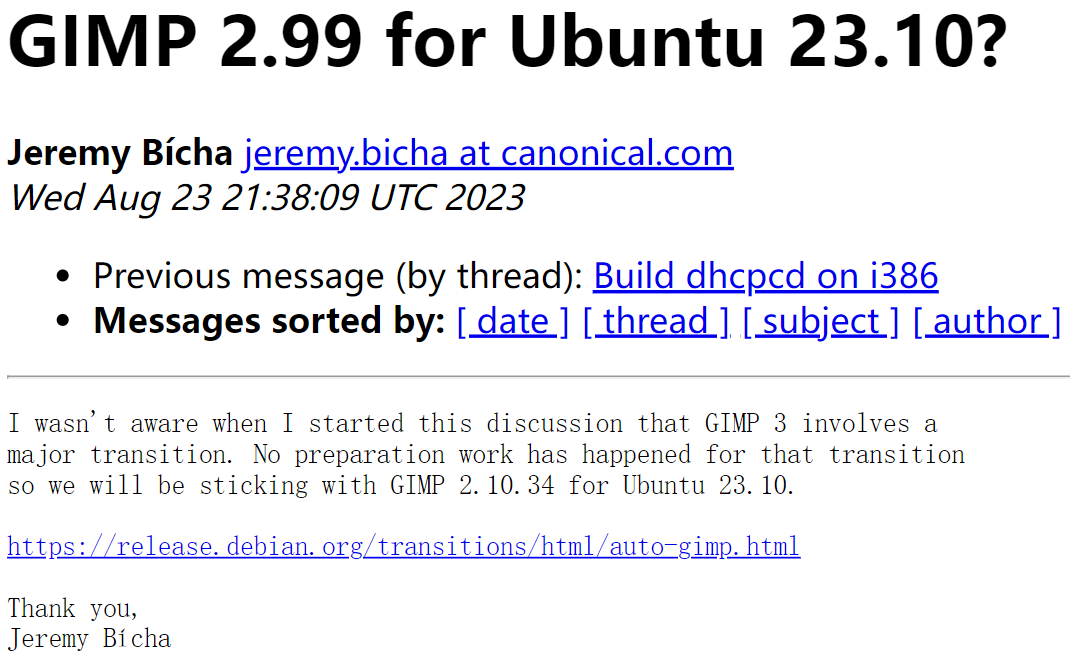 Ubuntu 23.10 不会预装 GIMP 3.0 测试版-CSDN博客