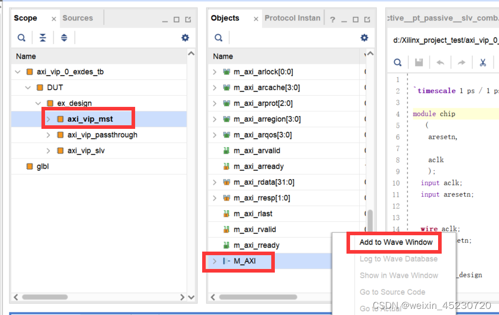 基于vivado的 AXI Verification IP对AXI接口进行仿真-CSDN博客