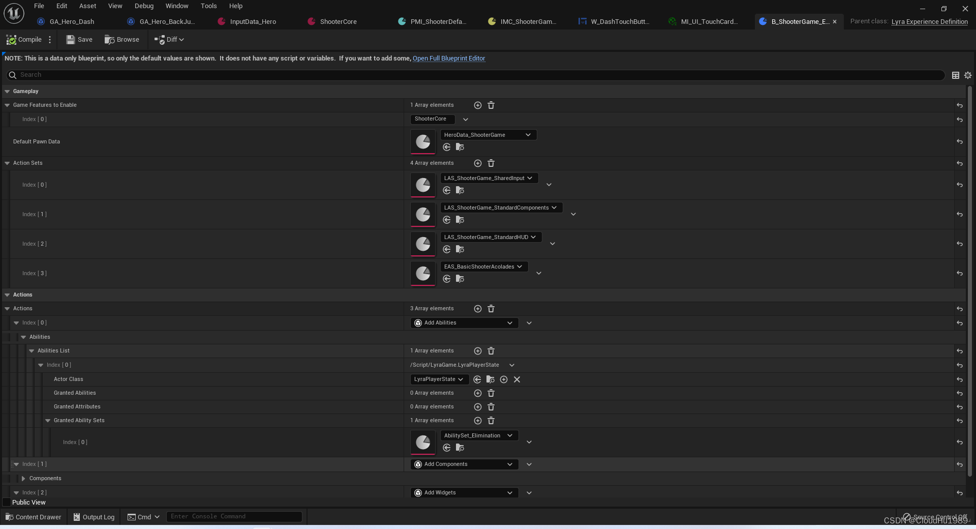 UE5 官方案例LyraStarter 全特性详解 0.概览_ue5 eos-CSDN博客