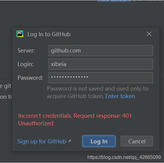 pycharm配置github登录不上报错401问题解决_pycharm gitlab 401-CSDN博客