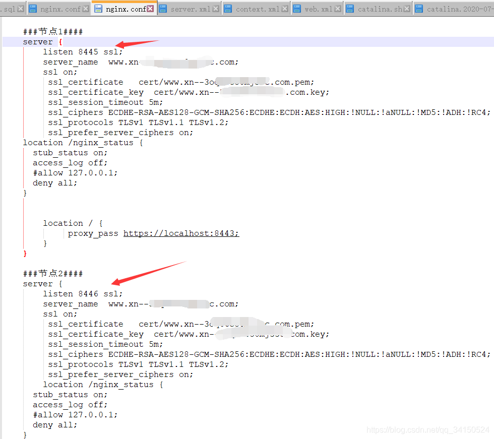 实操Nginx实现负载均衡_nginx 配置两个443 server-CSDN博客