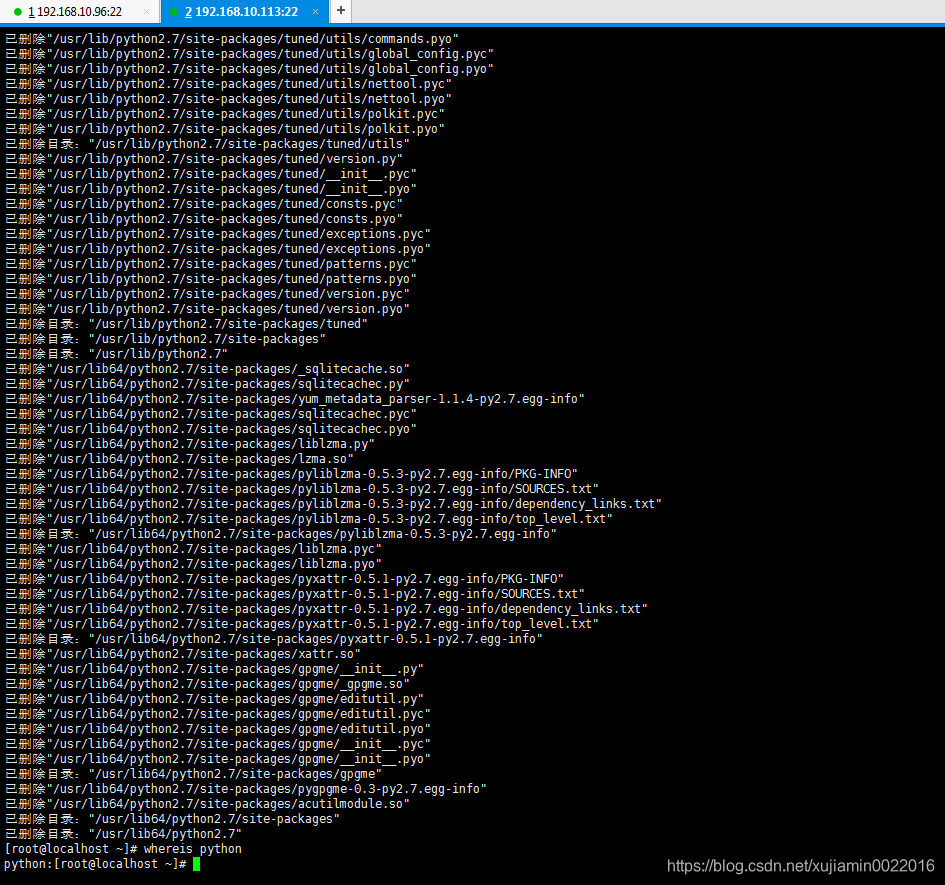 centos7误删除了yum和python解决办法_centos 卸载python 被删除install package 'yum-CSDN博客