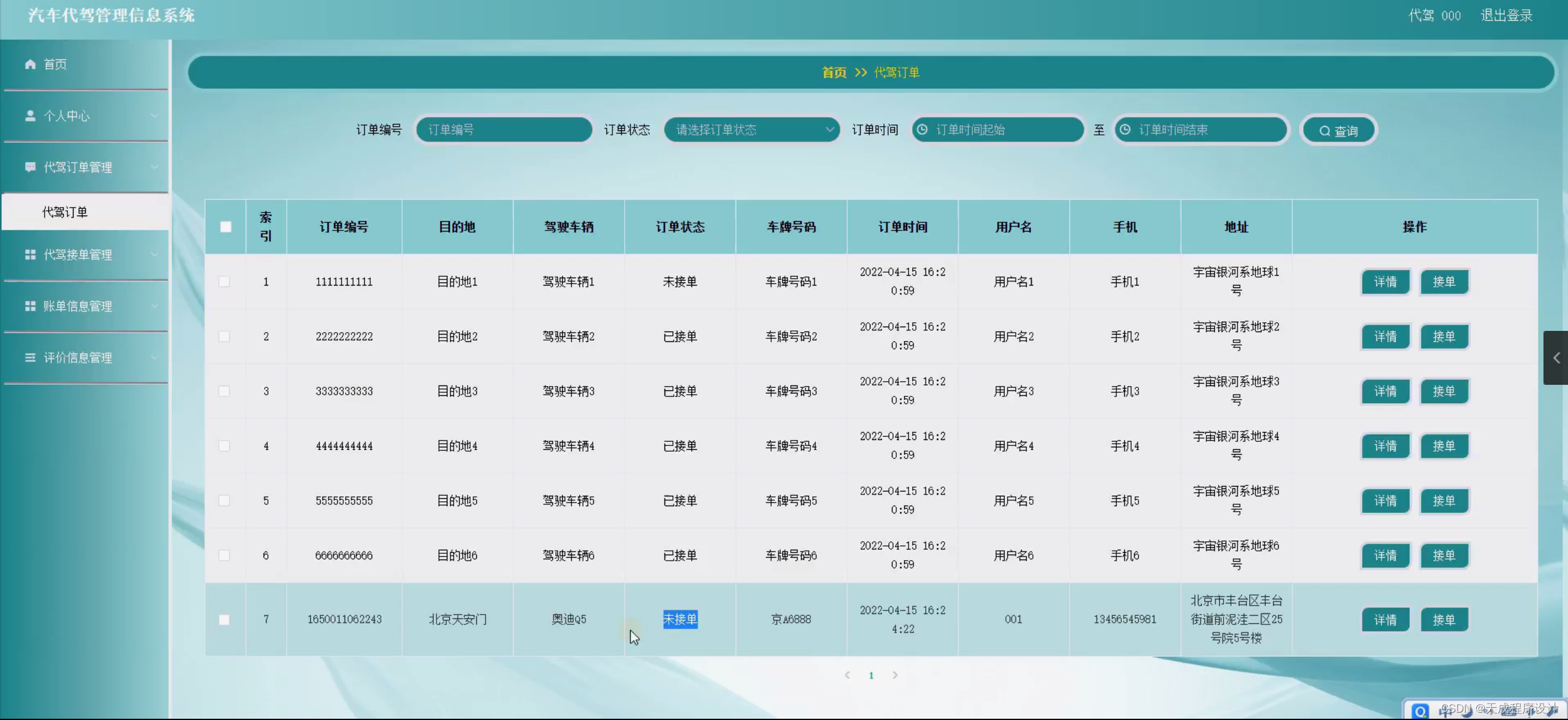 java汽车代驾管理信息系统(ssm框架毕业设计)_java代驾系统-CSDN博客