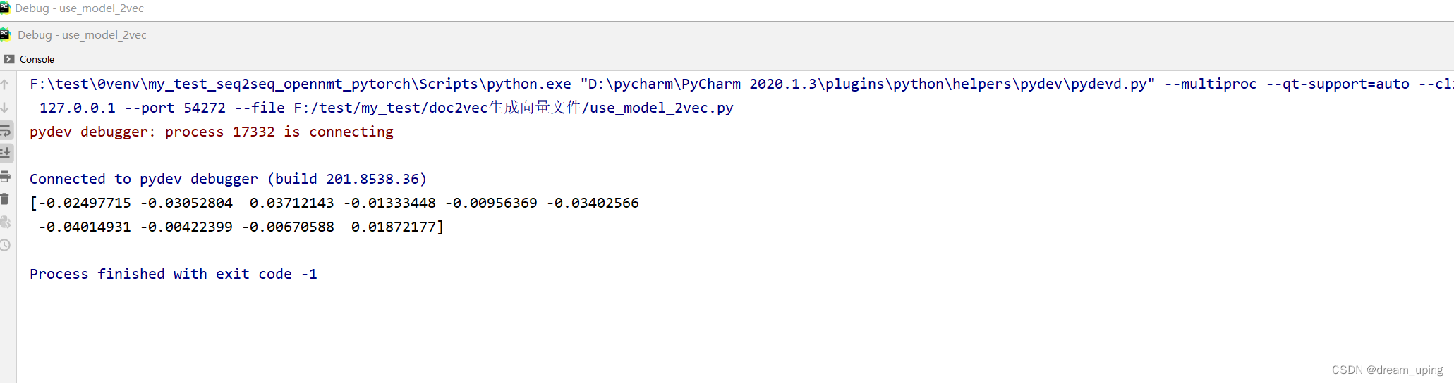 22.6.7成功使用doc2vec模型生成嵌入向量_嵌入向量生成的文件-CSDN博客