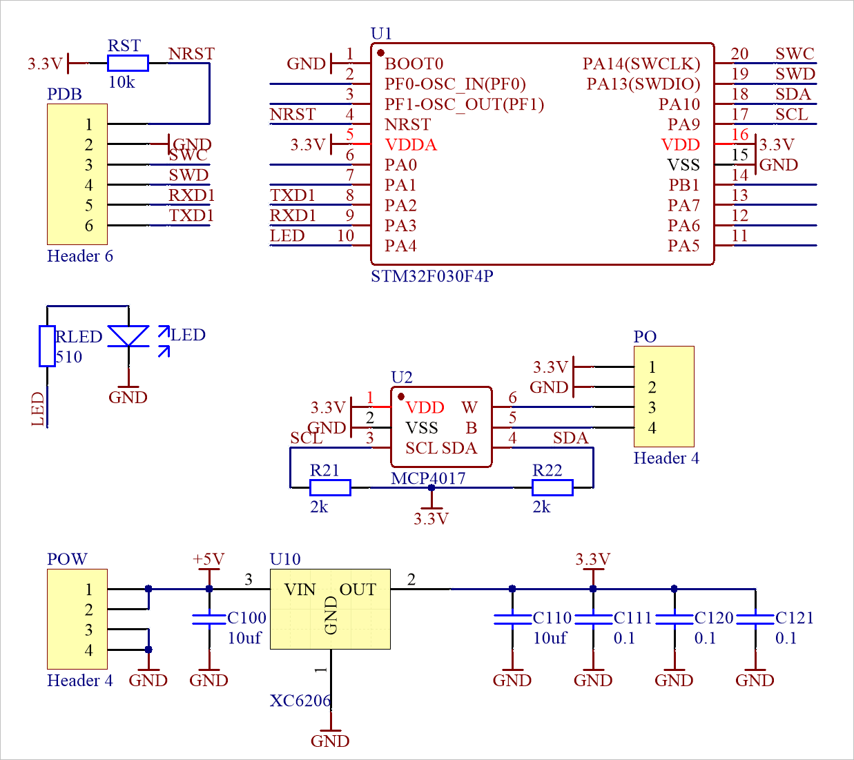 MCP4017 7位电子电位器_mcp4107-CSDN博客