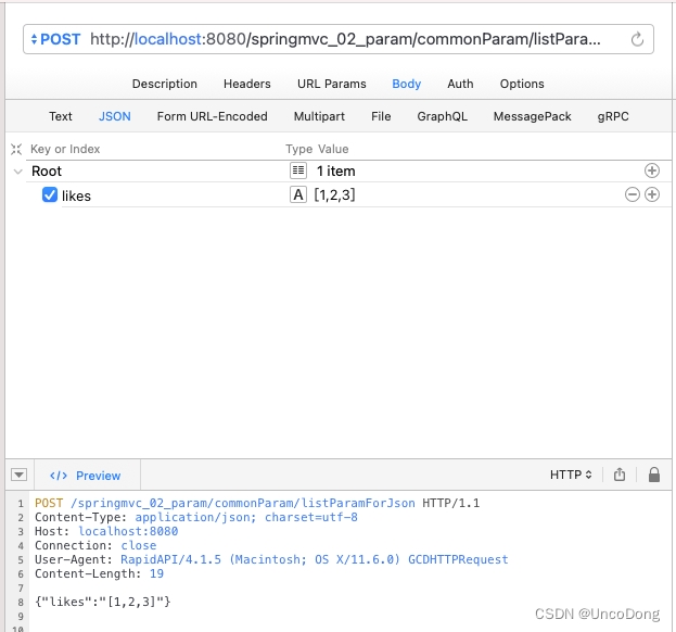 SpringMVC JSON格式转换 使用RapidAPI发送POST请求遇到JSON parse error_rapidapi post 参数-CSDN博客