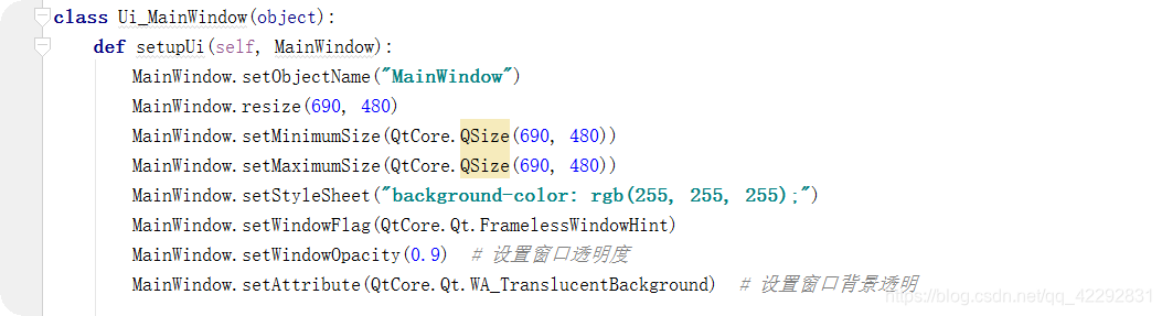 PyQt5 - 窗体透明度+窗体背景透明_mainwindow.setwindowopacity(0.85)-CSDN博客