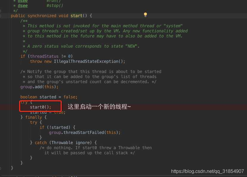 Thread的run()与start()的区别_thread.run和start的区别-CSDN博客