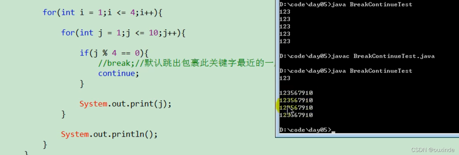 Java基础语法break、continue、return_java return break-CSDN博客
