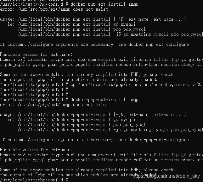 docker安装php扩展amqp_docker php8 安装mq扩展-CSDN博客