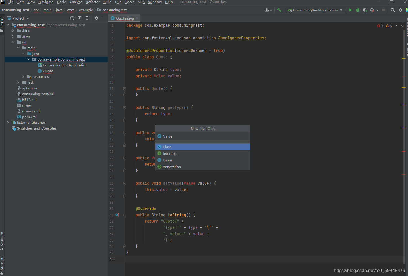 【练习】2.Consuming a RESTful Web Service-CSDN博客