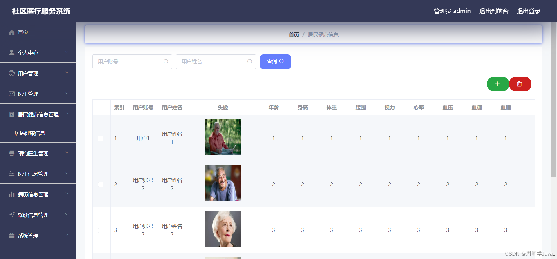 基于springbootvue社区医院服务系统(java毕业设计) Csdn博客