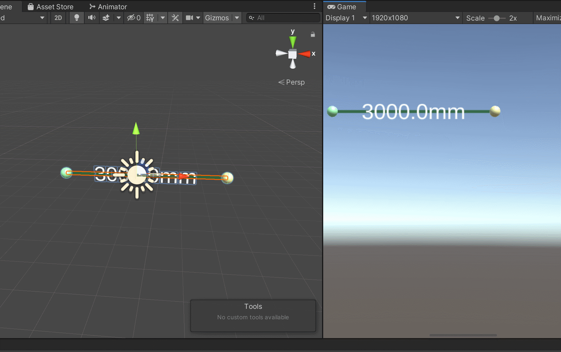 Unity3d C# 实现两点的画线和测距效果功能（含源码）_unity的实时绘制点位-CSDN博客