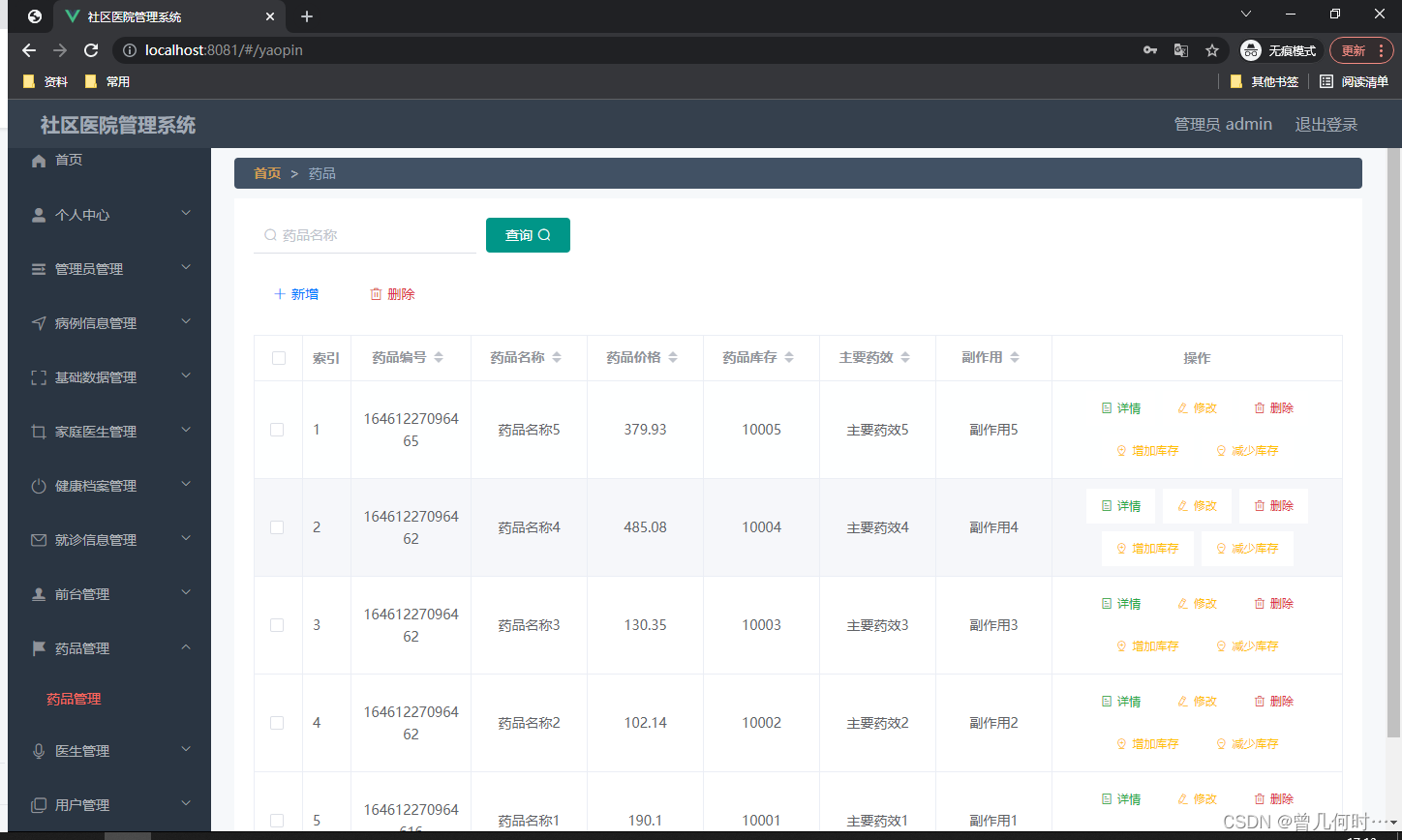 社区医院基于javaspring Bootmysql的社区医院管理系统设计与实现源码数据库文档社区医疗管理系统毕业设计 Csdn博客