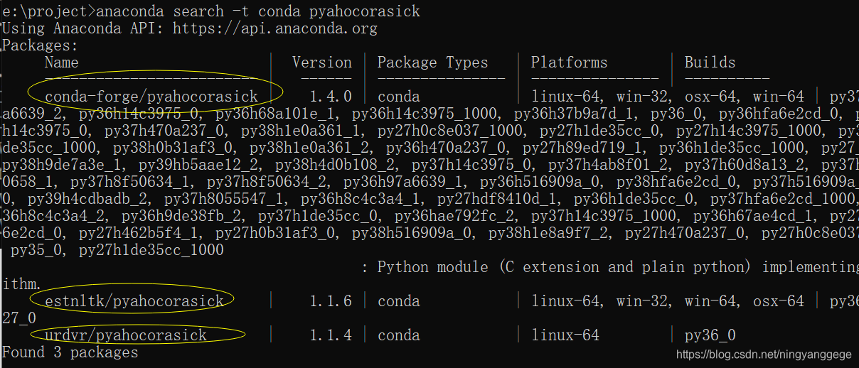 windows 用pip pyahocorasick安装失败，conda方法也是如此_ahocorasick清华映像安装-CSDN博客