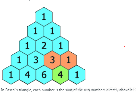 leetcode_127 Pascal‘s Triangle-CSDN博客