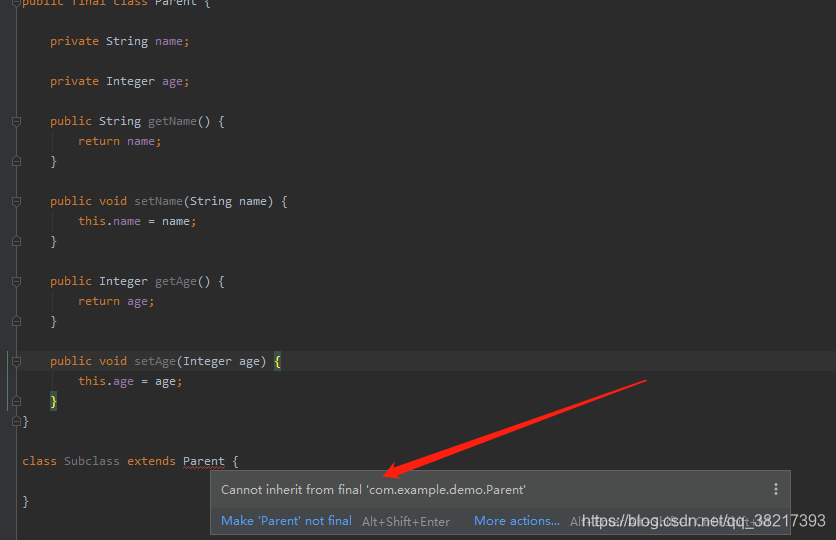 Java中final关键字的使用为什么final修饰的方法要有构造方法才可以 Csdn博客 3932