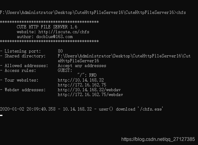 CuteHttpFileServer（文件共享服务器软件）_cutefile-CSDN博客