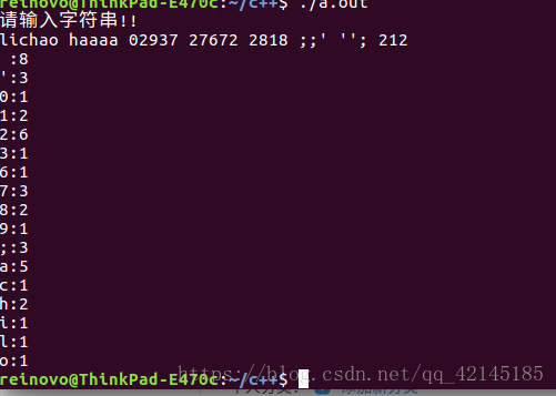 学习笔记 C （c 统计在一个输入字符串中各个不同字符出现的频度）c输入只包含数字字符的字符串统计串中不同字符的出现次数。 Csdn博客