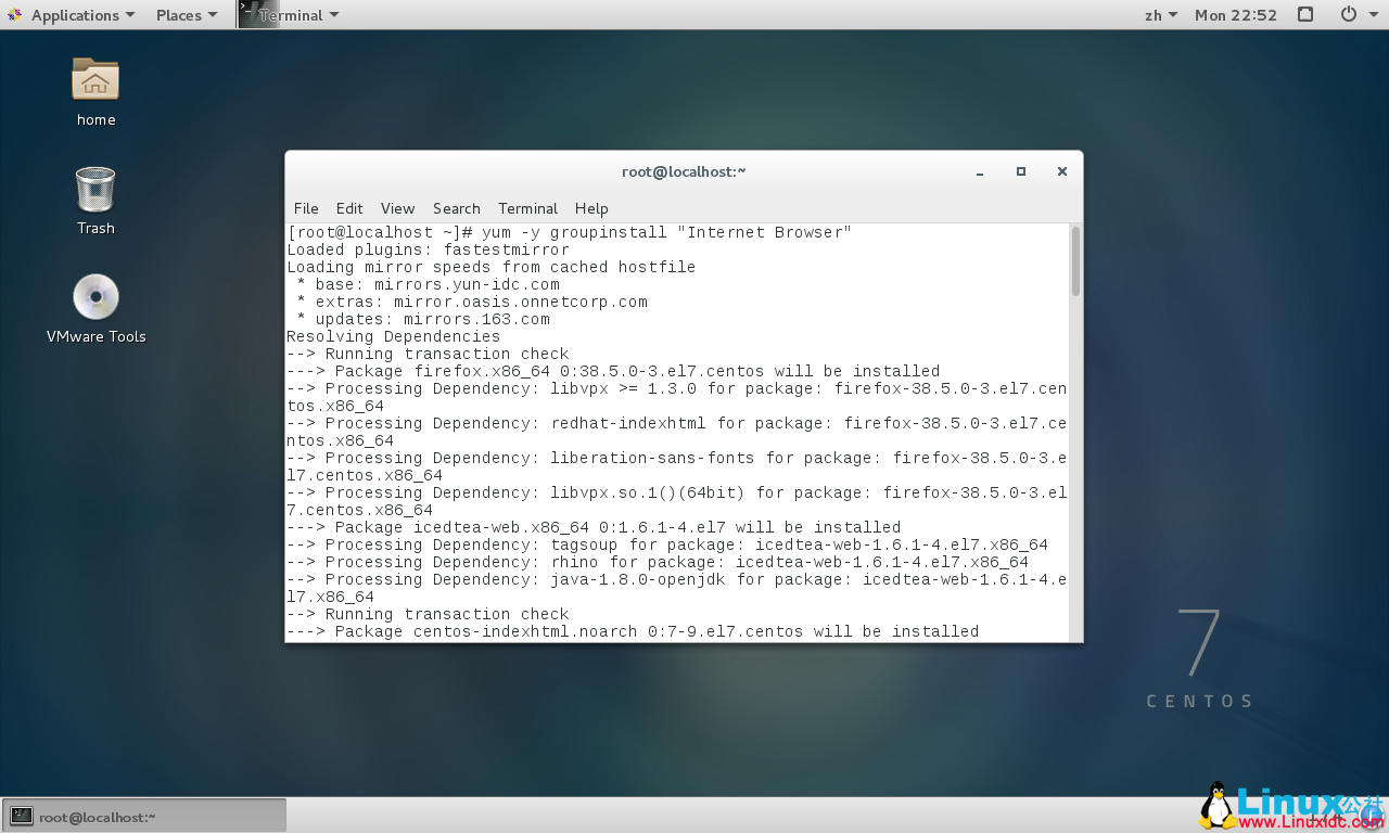 CentOS7 Minimal 最小化安装后再安装GNOME图形界面-CSDN博客