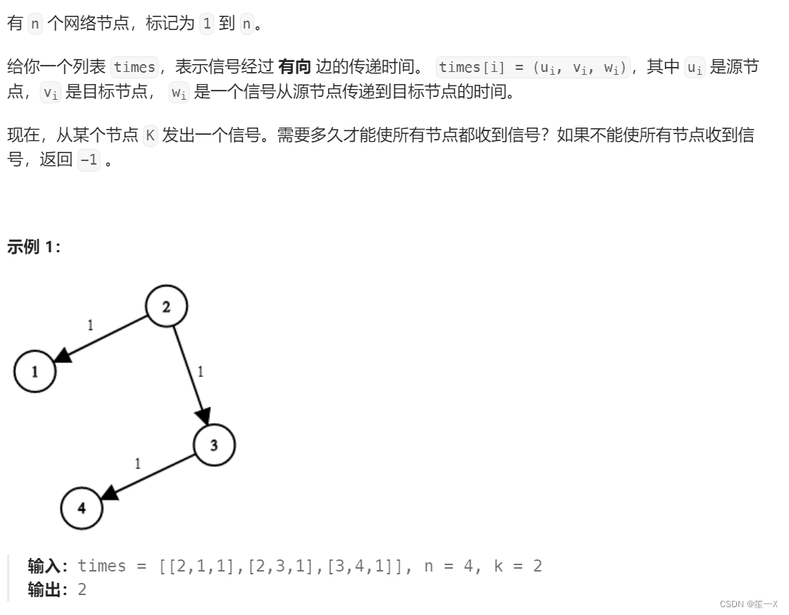 Leetcode743 网络延迟时间（dijkstra算法解决最短路径问题）leetcode 743 Csdn博客