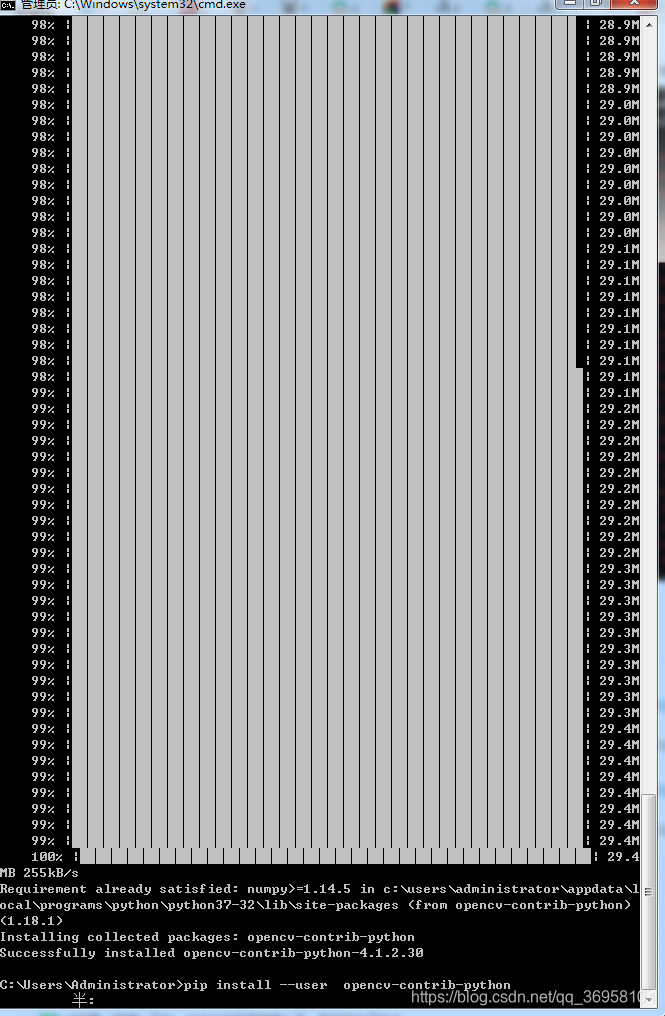 windows系统下Python安装或升级模块报错：PermissionError: [WinError 5] 拒绝访问。的解决办法.看到在pip install后添加--user参数就解决了 ...