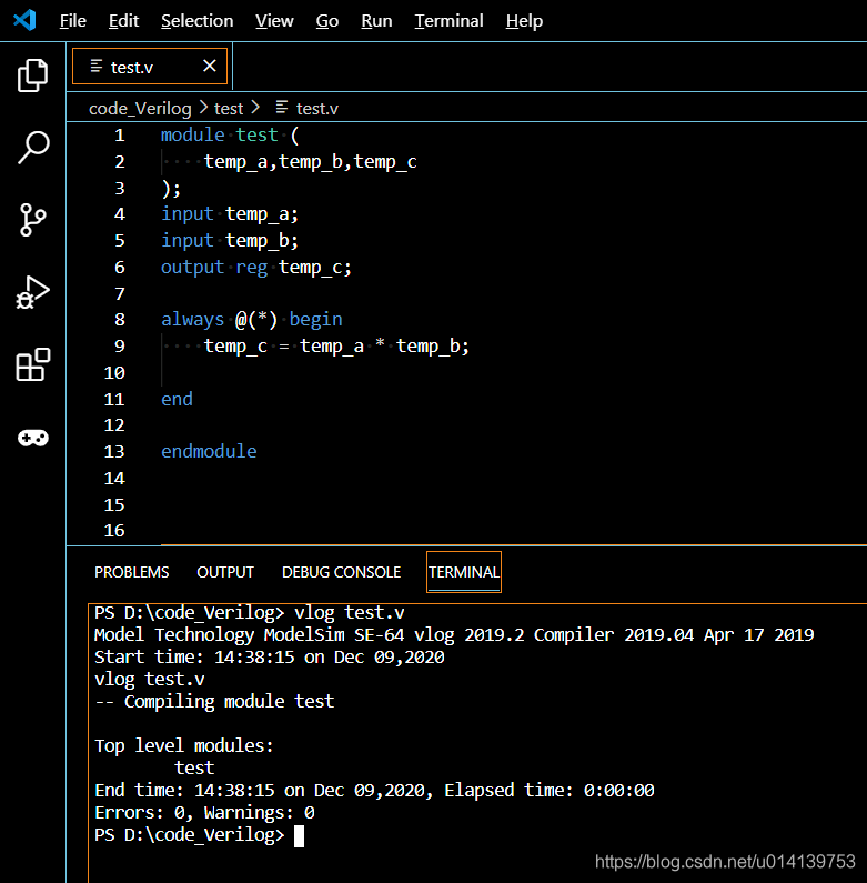 Vscode + modelsim 环境搭建_vscode modelsim-CSDN博客