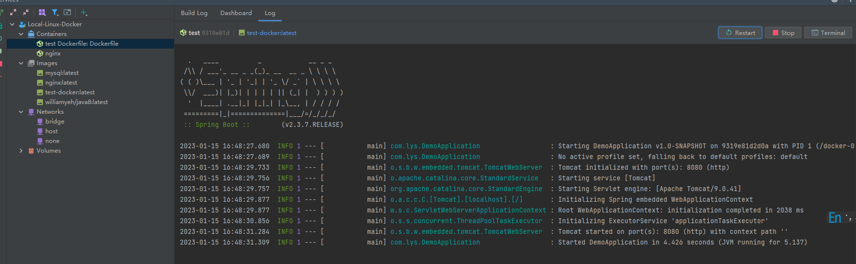 IDEA整合Docker，一键打包服务镜像与启动容器_ideadocker插件打包项目-CSDN博客