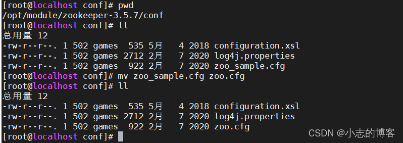 Zookeeper3.5.7版本——集群部署（linux环境-centos7）_linux开放3888端口-CSDN博客