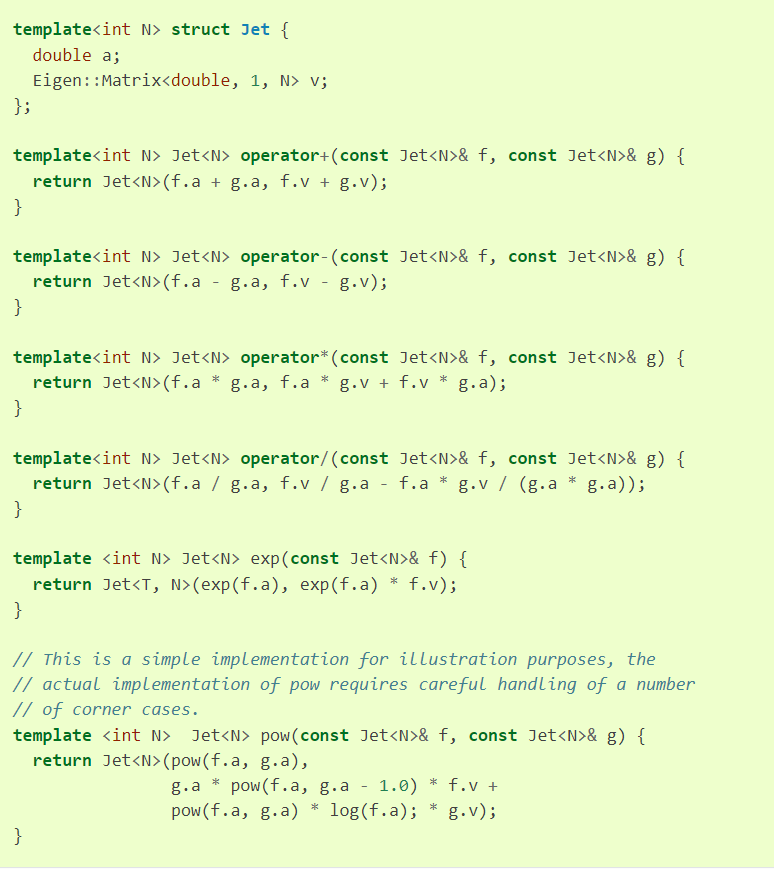 Ceres的自动求导实现原理剖析_cere库的自动求解雅可比的原理-CSDN博客