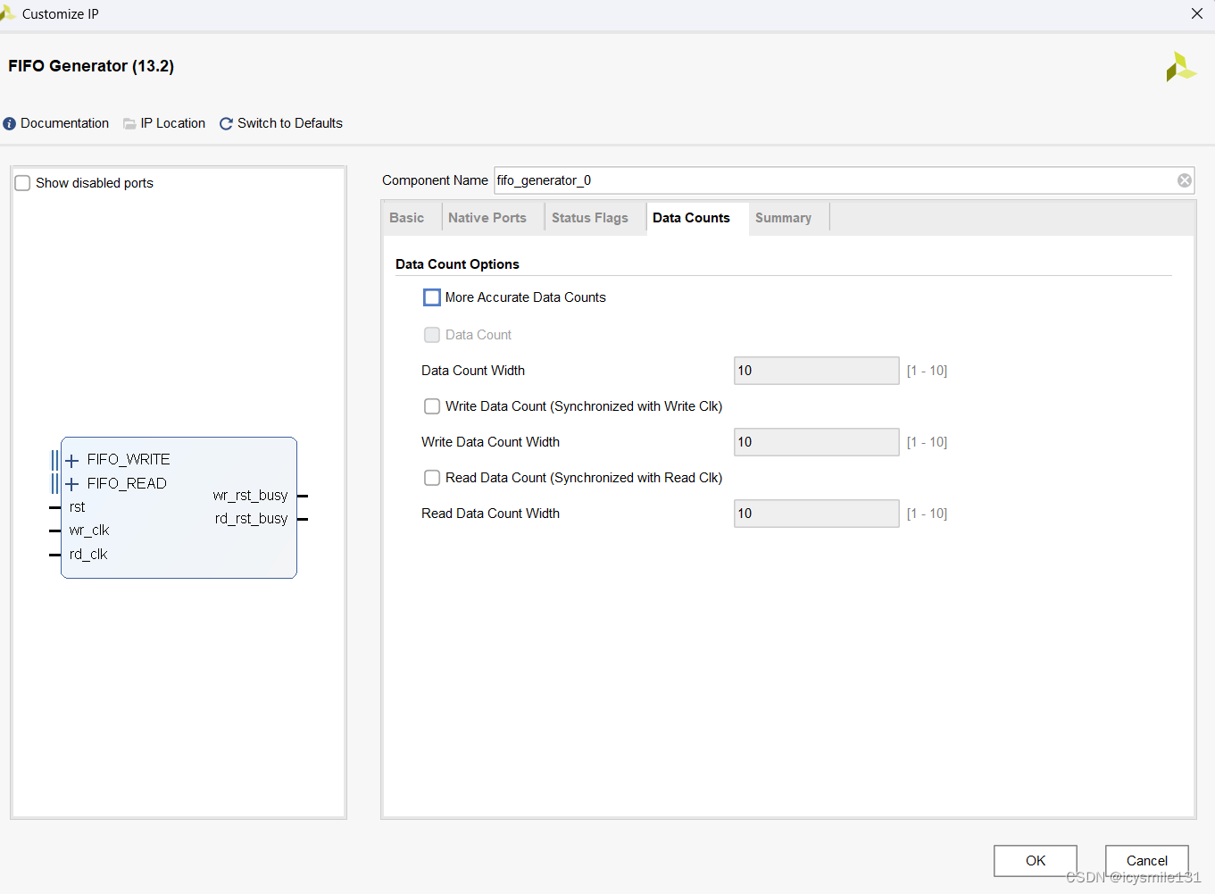 FIFO Generate IP核使用——Data Counts页详解_fifo data count-CSDN博客
