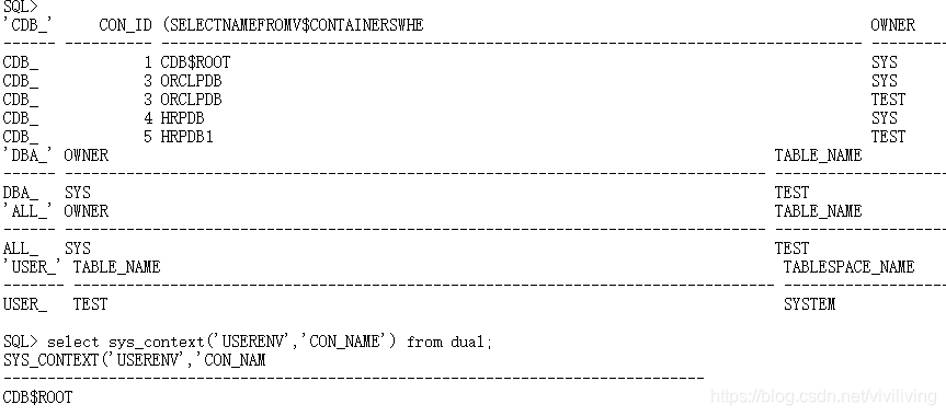 【跟我学oracle18c】第十六天：Multitenant Architecture多租户框架：2.1 Overview of Containers in a CDB（蓝色感悟 ...