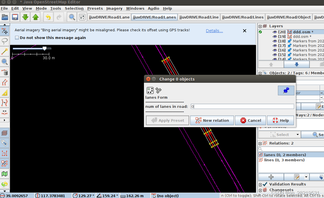 JOSM -- 使用及画图-CSDN博客
