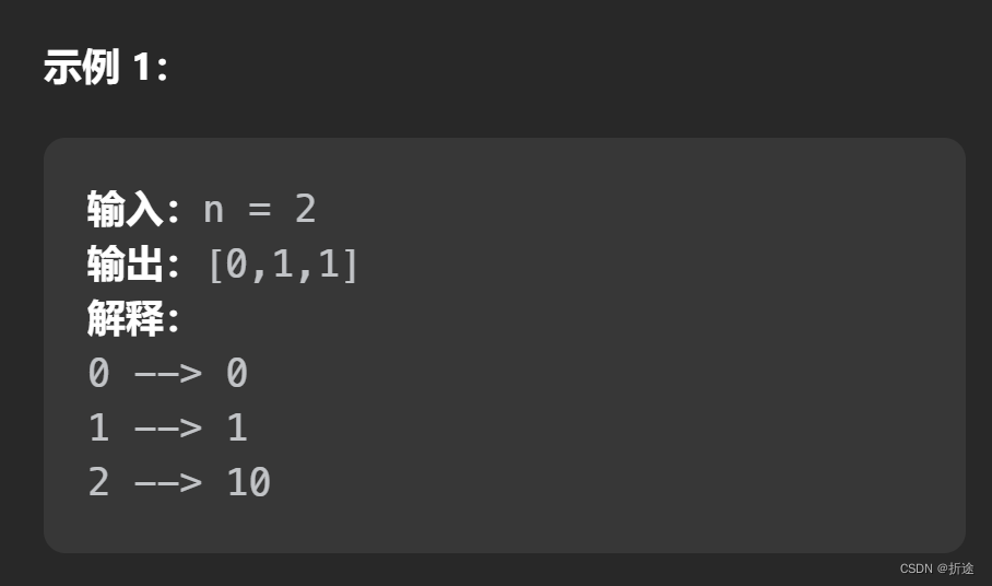 【LeetCode75】第六十七题 比特位计数-CSDN博客