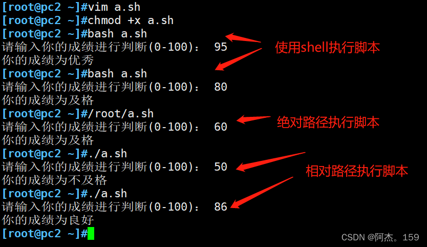 Linux系统shell脚本第二章:条件测试、正整数字符串比较与if、case语句linux Shell脚本中字符串比较 Csdn博客
