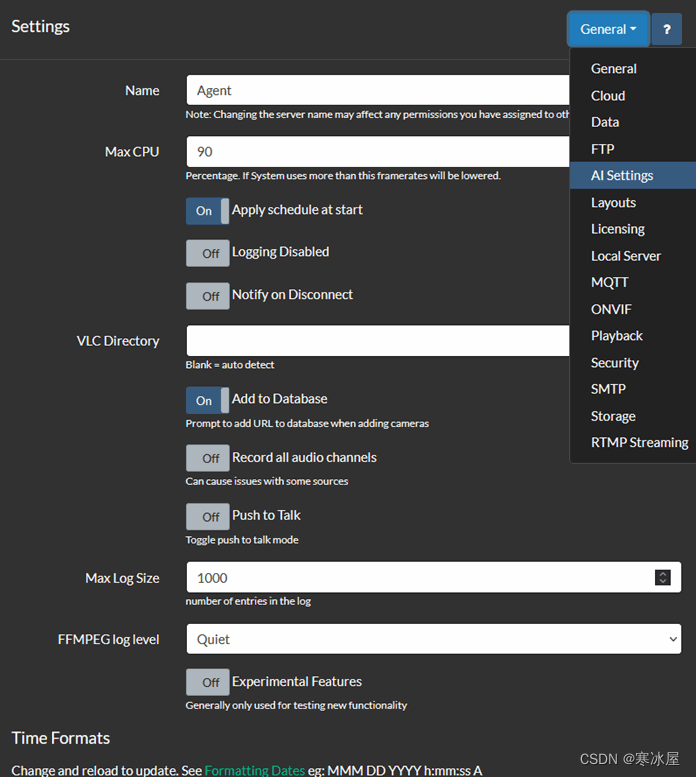 如何使用服务器在代理dvr中设置自定义ai模型codeproject Ai Agent Dvr Source Csdn博客