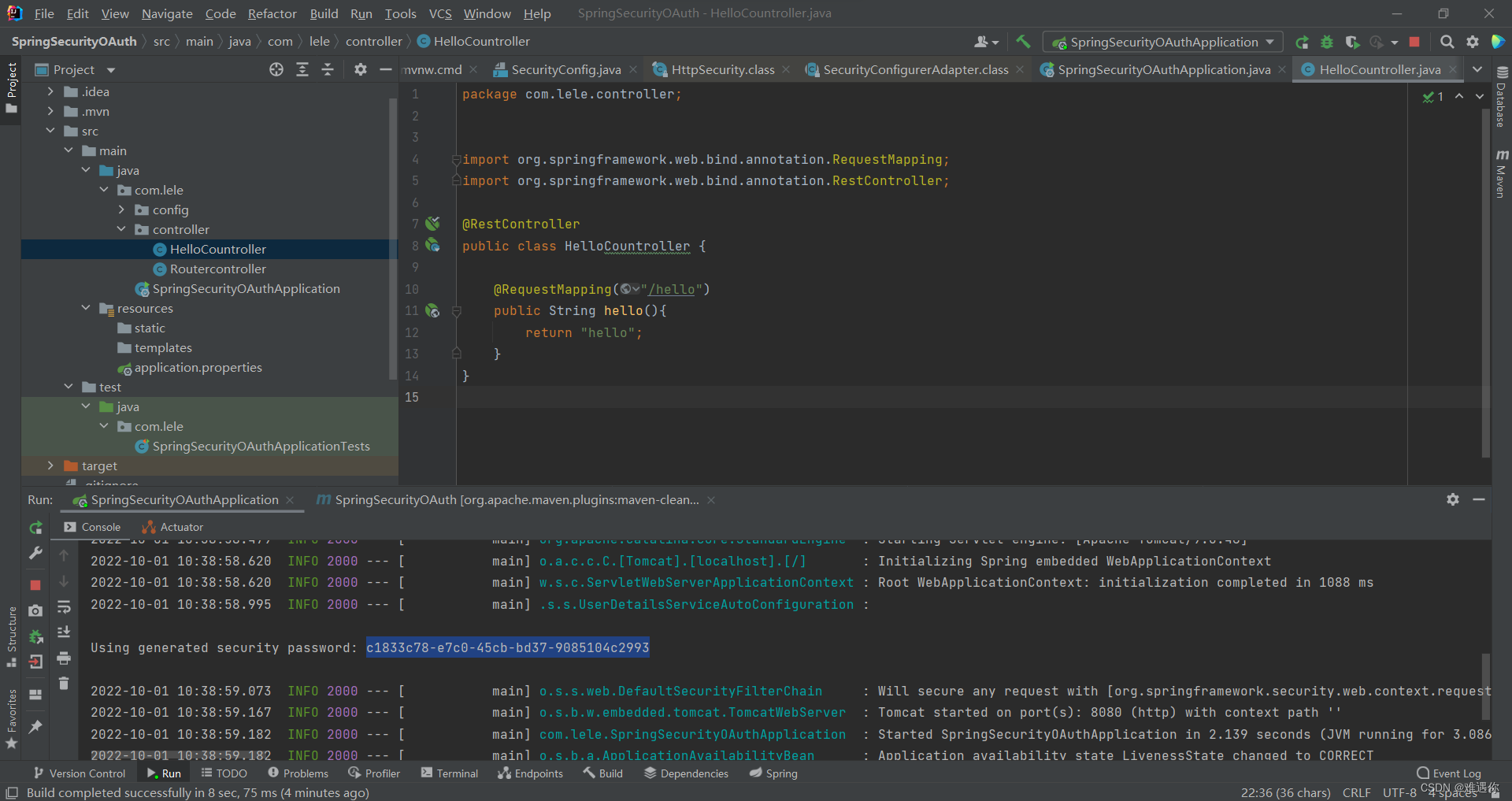 Spring Security 整合SpringBoot_spring security整合springboot-CSDN博客