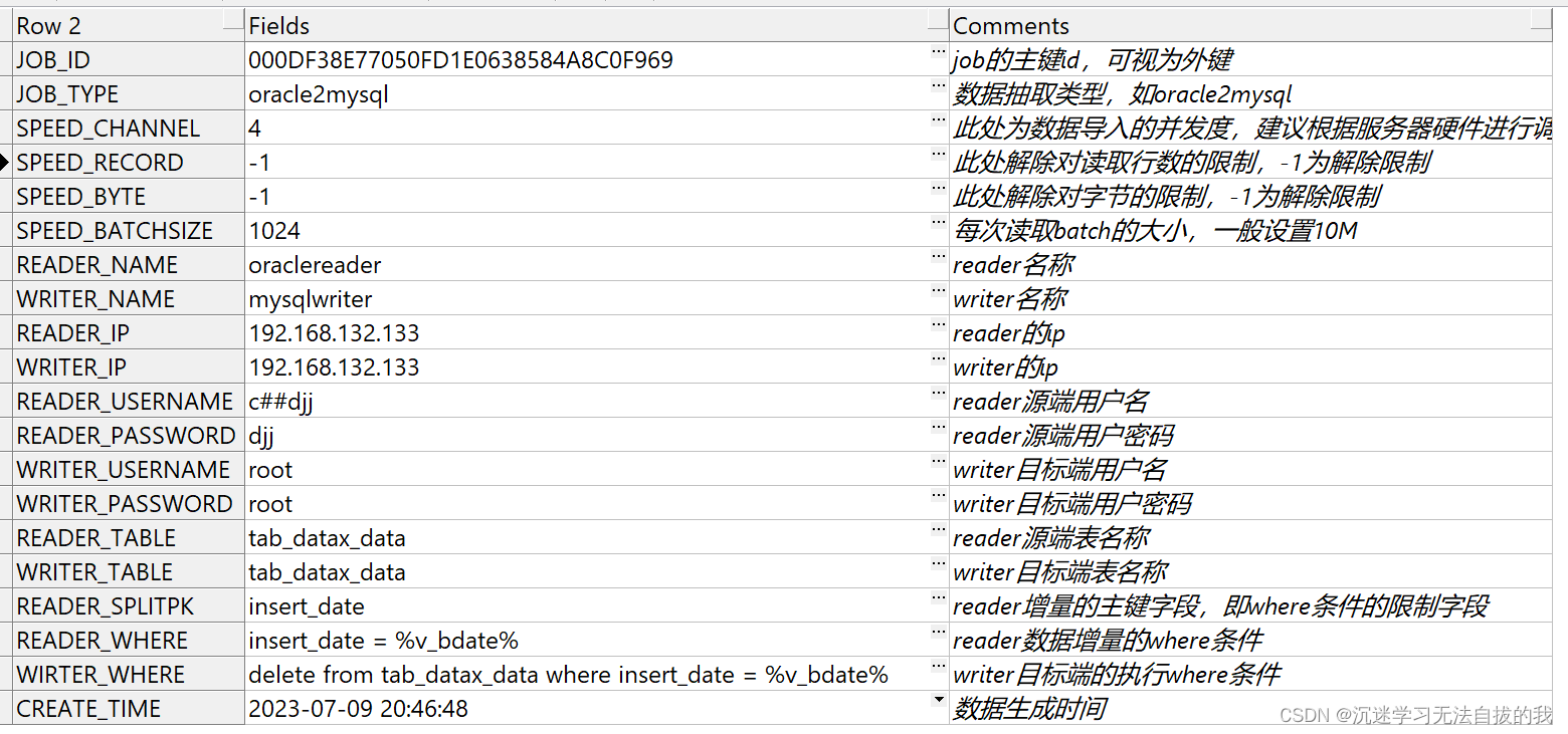 Oracle批量生成供datax调用的json文件及可执行sh脚本_oracle生成json文件-CSDN博客
