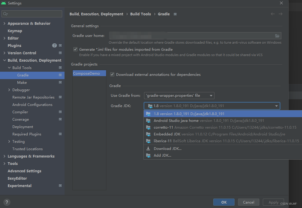 Android Gradle plugin requires Java 11 to run. You are currently using Java 1.8.-CSDN博客