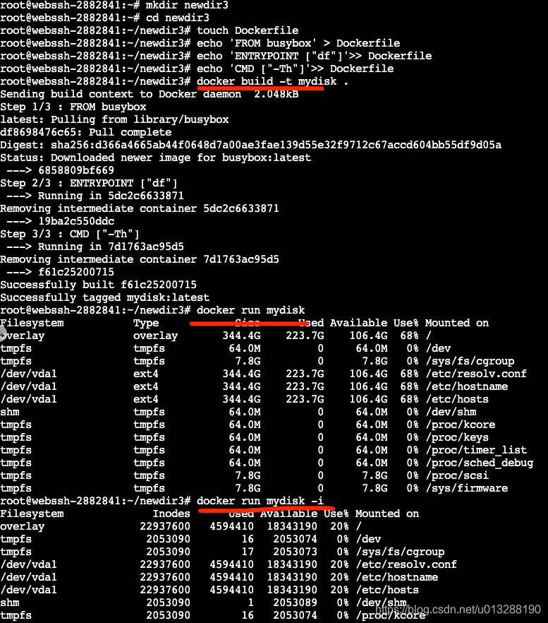 Docker教程小白实操入门（14）--如何使用CMD和ENTRYPOINT指令指定容器启动时要运行的命令_cmd给entrypoint的sh脚本传递参数-CSDN博客