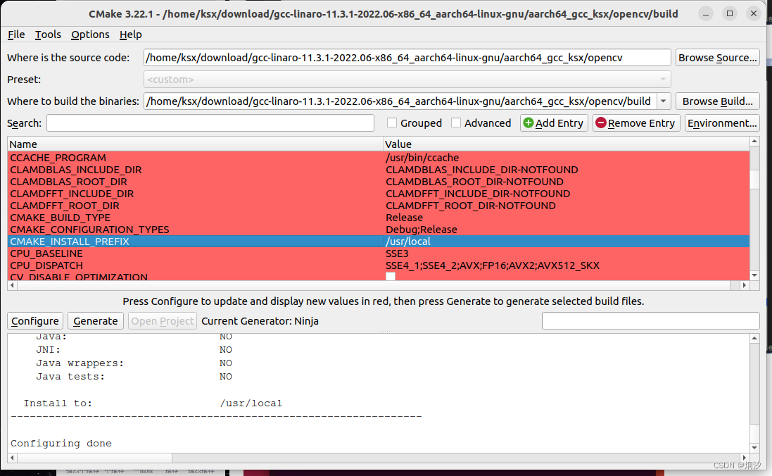Cmake Gui配置 交叉编译opencv使用cmake 交叉编译android平台opencv Csdn博客