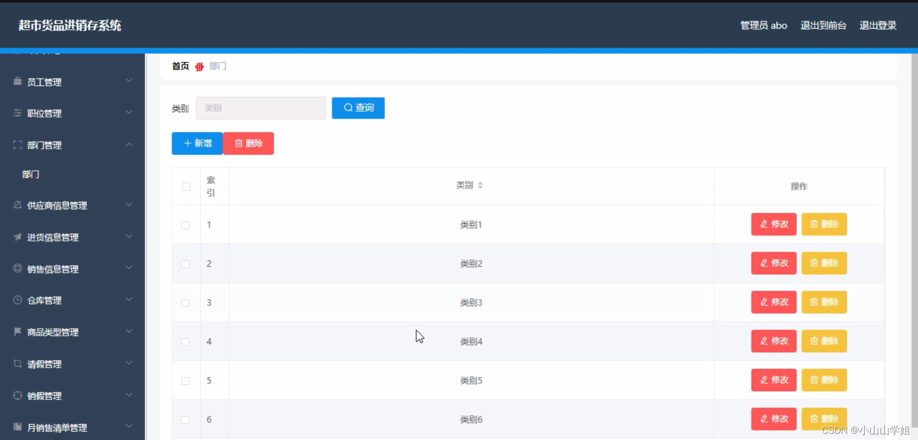 Java计算机毕业设计超市货品进销存系统后台计算机（附源码、数据库）java 食品进销存系统 Csdn博客
